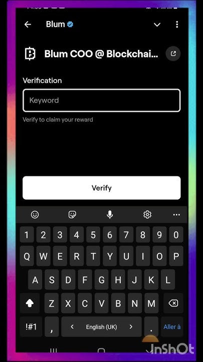 Blum COO @ Blockchain Life.blum video code - YouTube