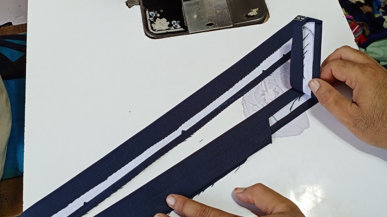 Jant's Formal Pant Ki Belt Cutting And Pesting || Simple Pent Belt ...