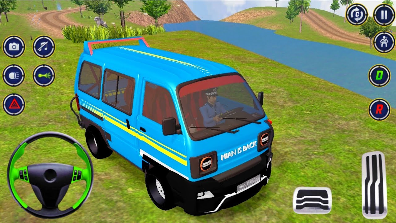 Van Driving Simulator Games 2025 | Real Minibus Bus Offroad Driving 3D ...