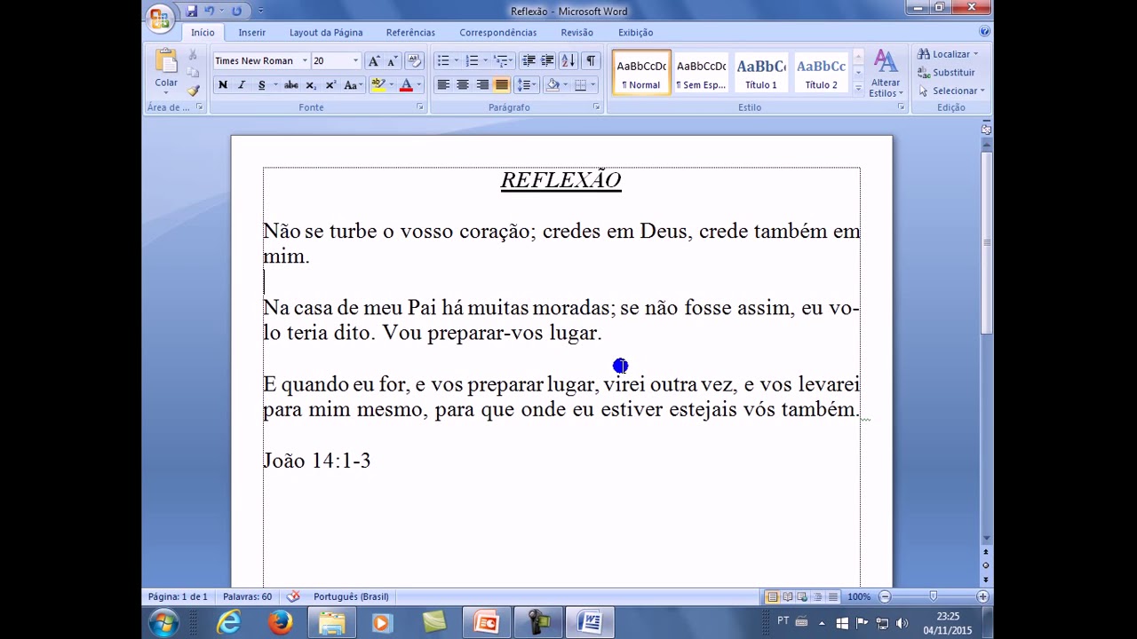 Word 2007 - Negrito, Itálico e Sublinhado no Texto. - YouTube