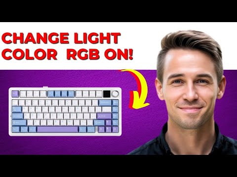 How To Change Light Color RGB on Aula F75 Keyboard (Quick Guide) - YouTube