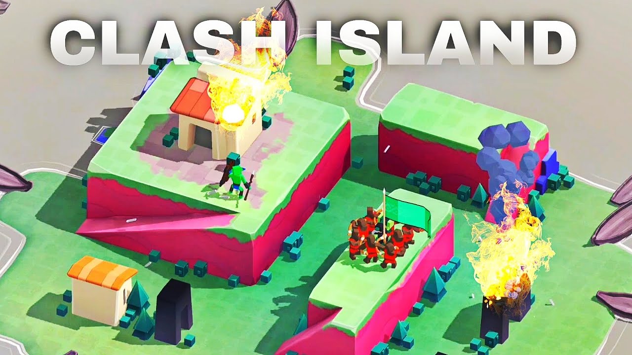 Protecting The Island from ORCS ATTACK in Clash Island - YouTube