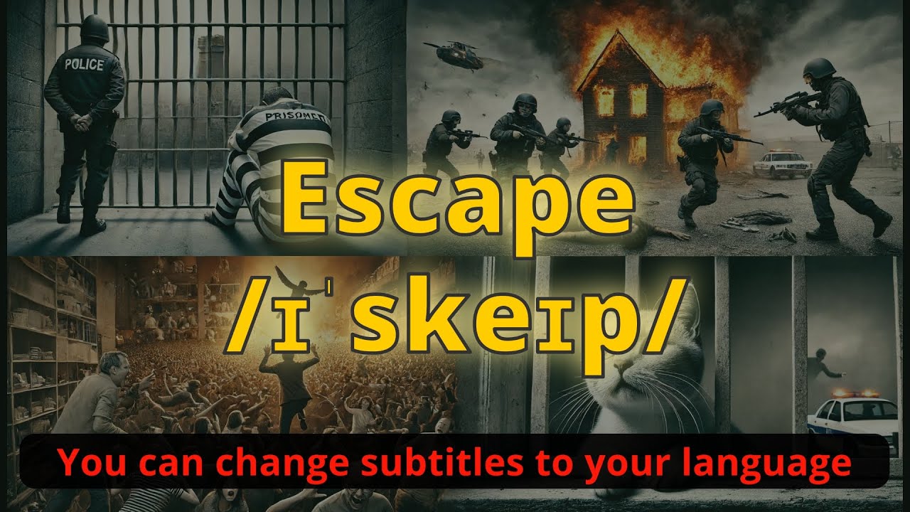 Escape meaning with 5 examples - YouTube