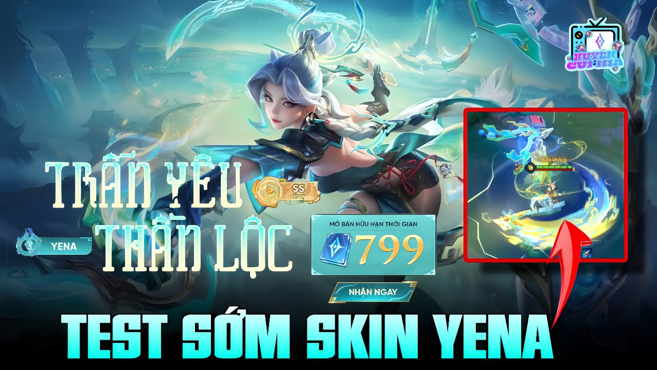 Liên Quân Trải Nghiệm Sớm Yena Trấn Yêu Thần Lộc mở bán 24/1 với 799 ...