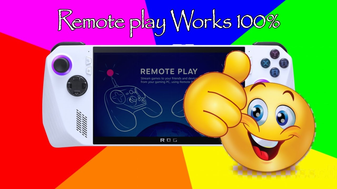 Rog ally remote play without any other device turtorial - YouTube