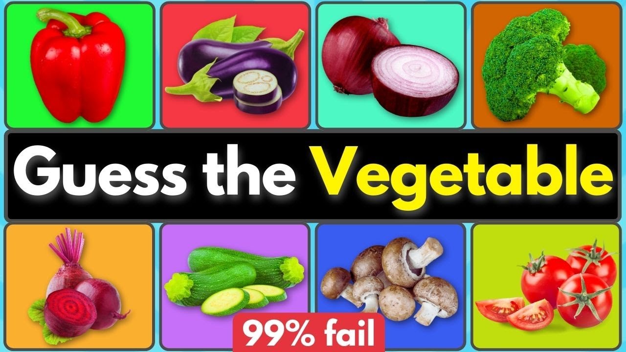 Guess The Vegetable🥦🌽🥕 | Vegetable Quiz | QuiZ caM - YouTube
