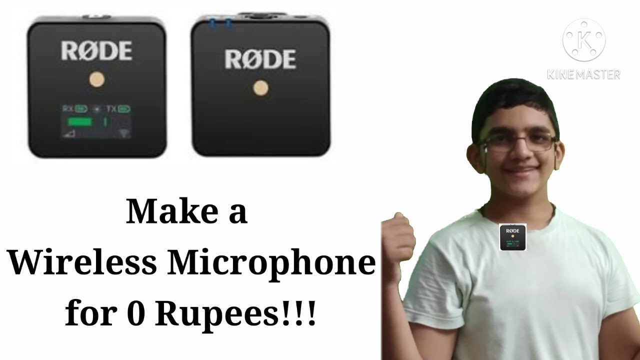 DIY Wireless Mic for free!!!!! - YouTube