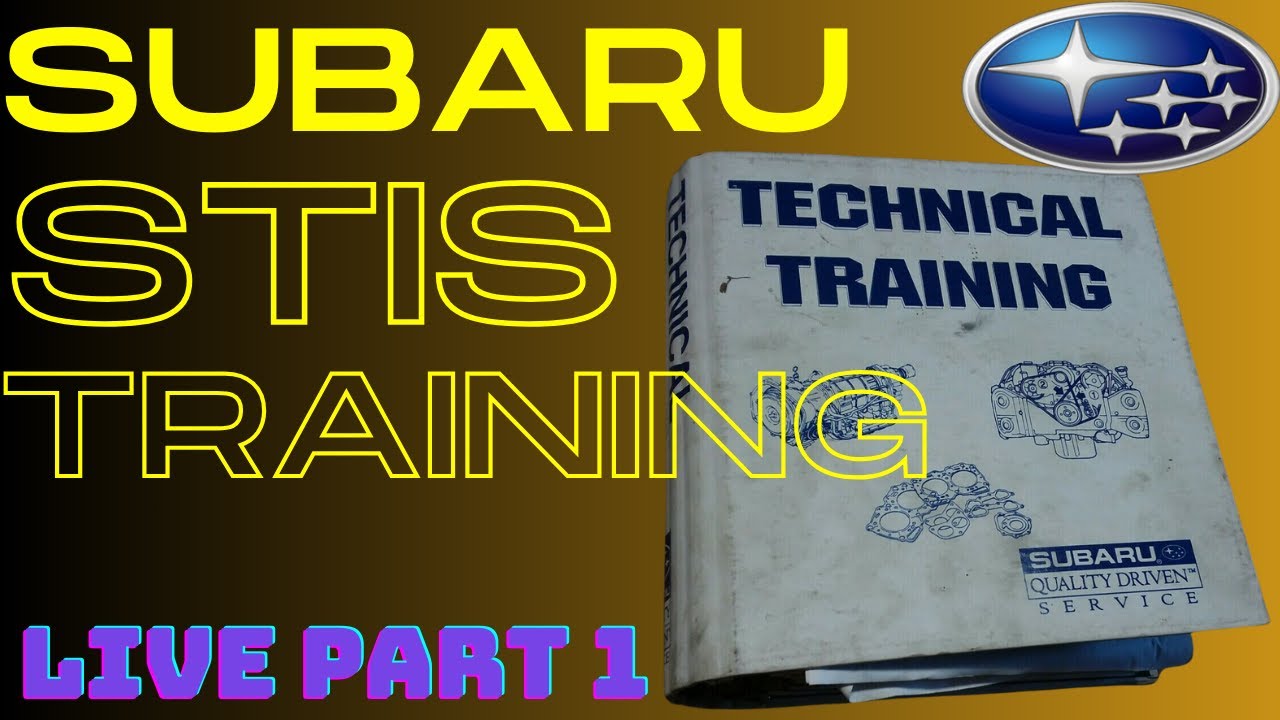 Subaru STIS Training Part 1 How to read shop manual - YouTube