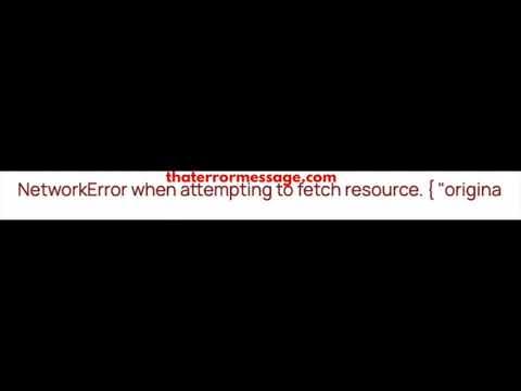 NetworkError when attempting to fetch resource (Opensea) - YouTube
