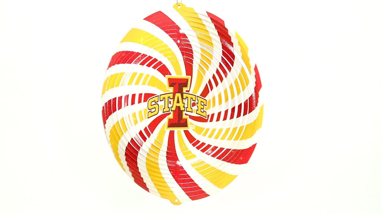 Iowa State "I State" Metal Wind Spinners - YouTube