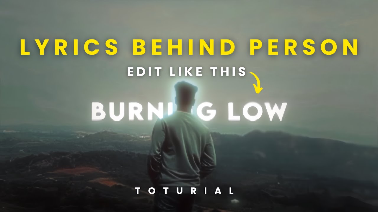 how to edit lyrics behind the person | edit like this in mobile easy # ...