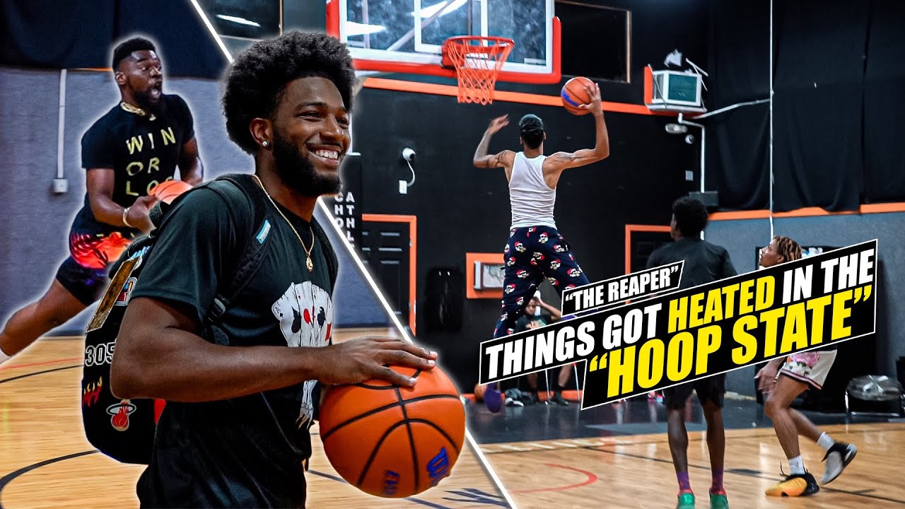 “B**** IM A PRO” THINGS GOT HEATED IN THE HOOP STATE!! - YouTube