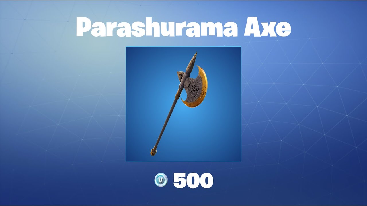 Parashurama Axe | Fortnite Pickaxe - YouTube