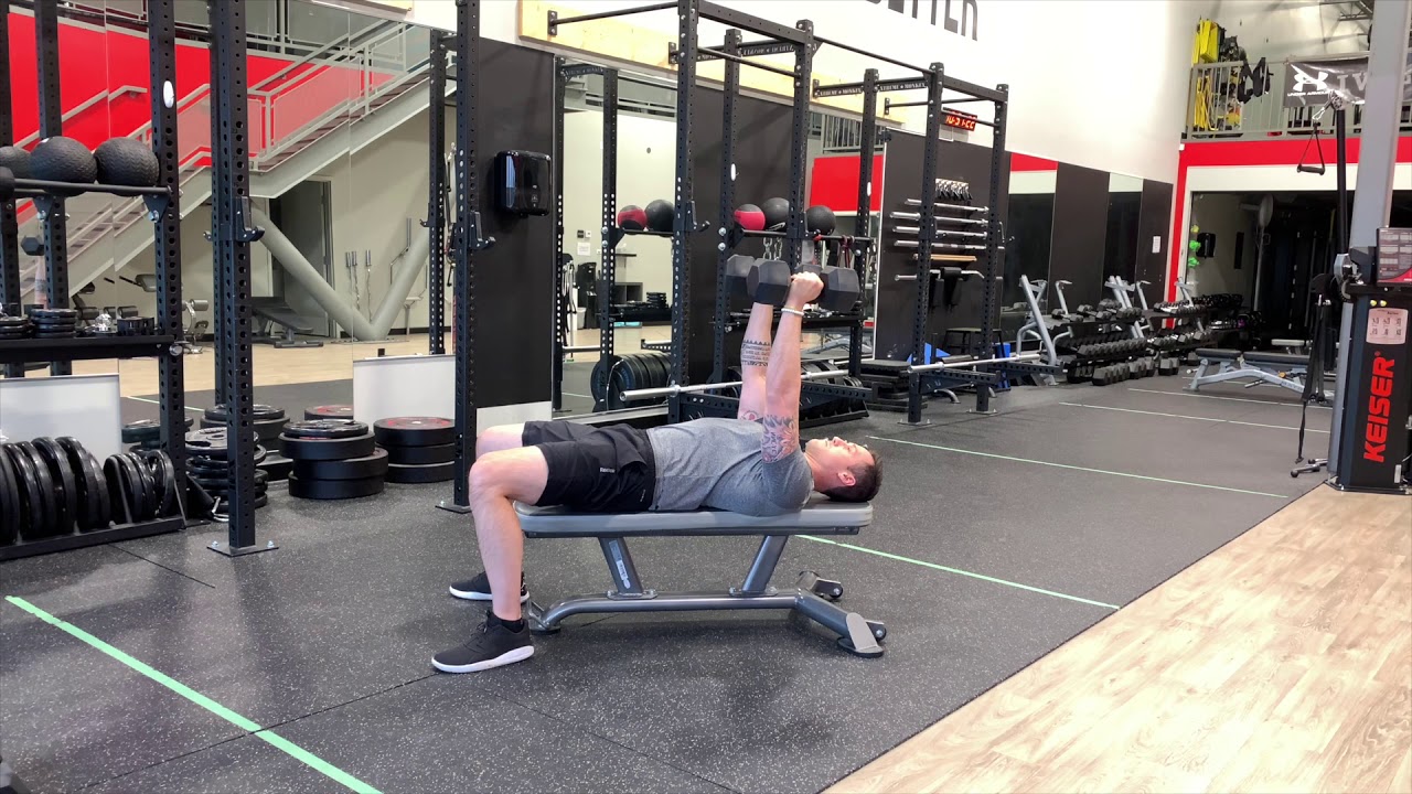 DB Bench Press Alt TD Semi Pronated Grip - YouTube
