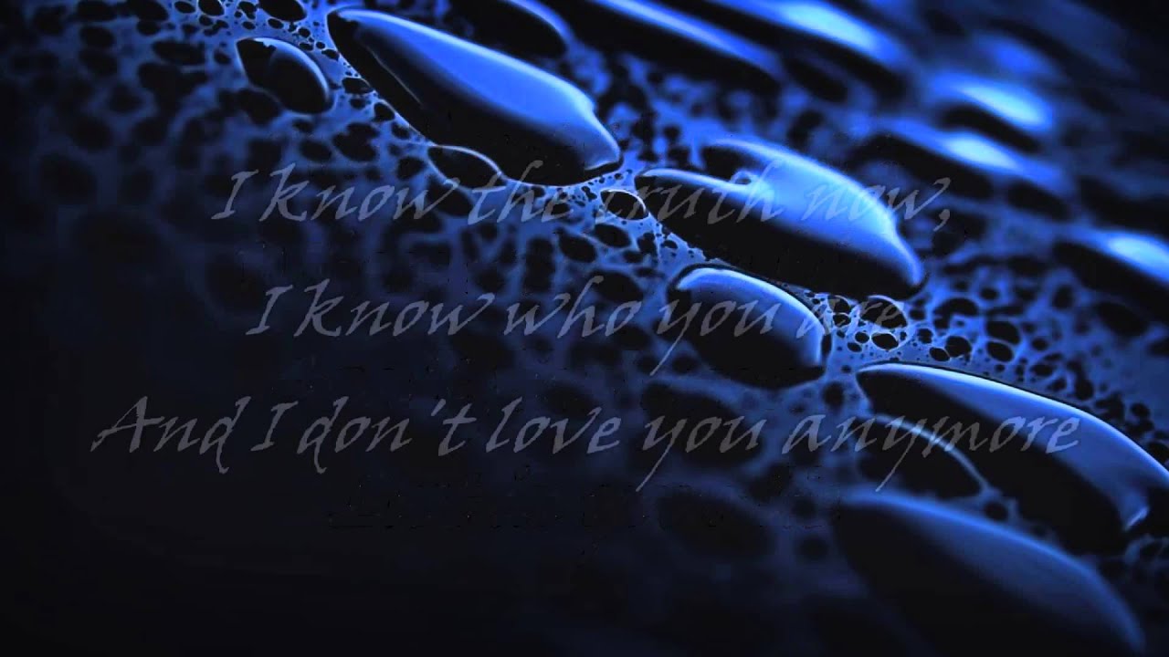 Evanescence - Everybody's Fool - Lyrics - YouTube