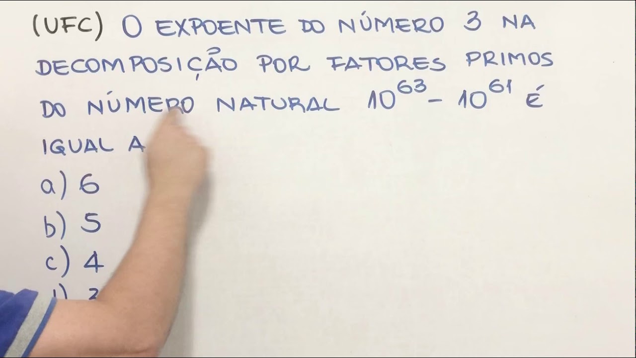 Questão Envolvendo Decomposição Em Fatores Primos Youtube