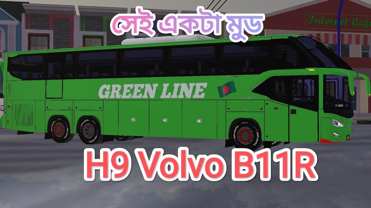 BUSSID, H9 volvo B11R bus mod + skin bus simulator Indonesia. - YouTube