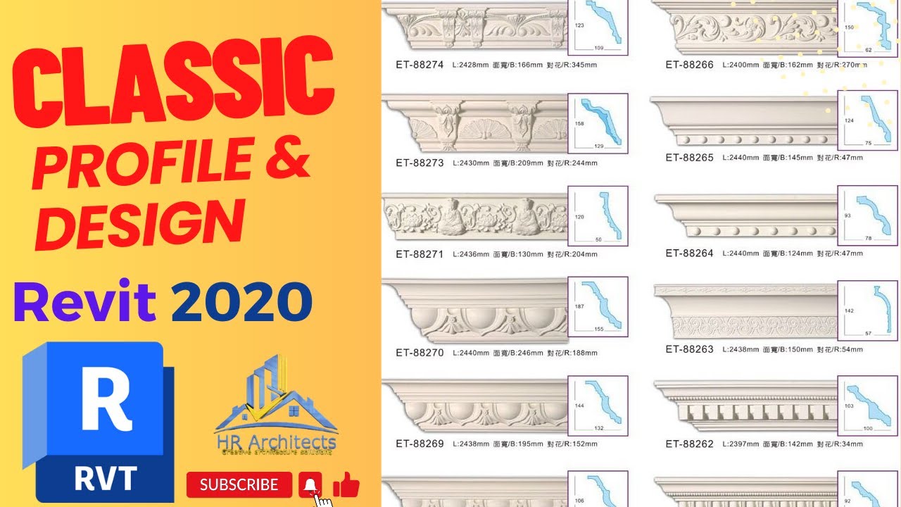 Classic custom profile/Sweep in Revit | Learn how to make custom ...