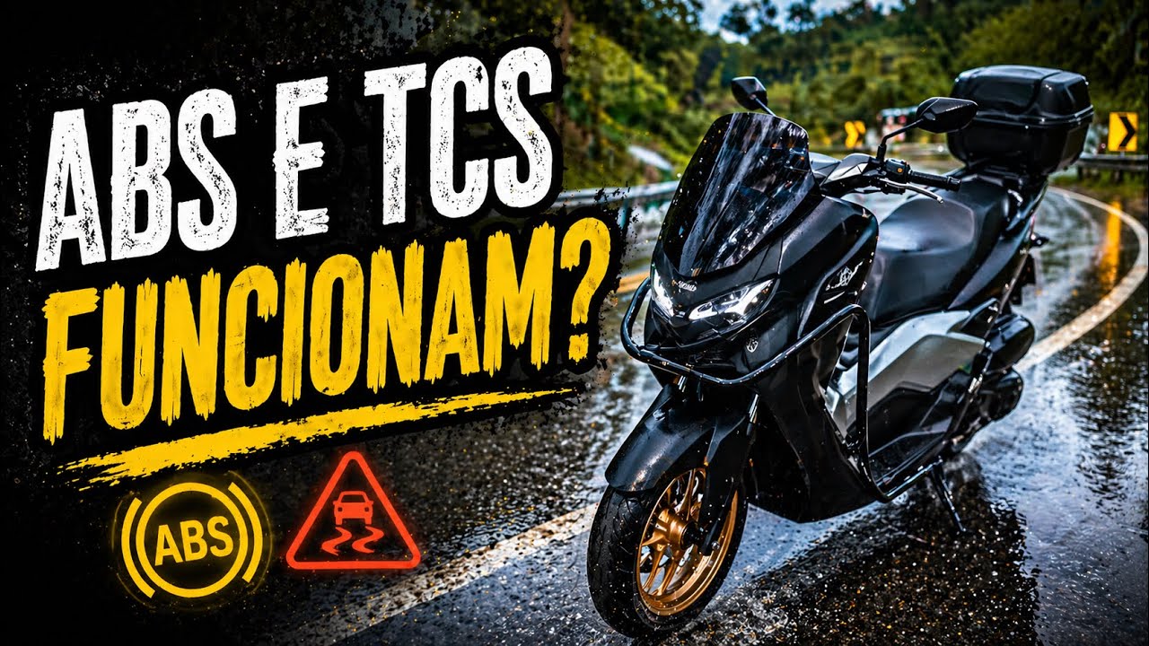 ABS e TCS da NMAX funcionam mesmo? Testei na estrada - YouTube