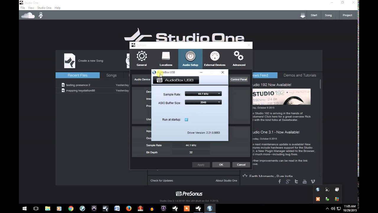 Audiobox Buffers in Studio One - YouTube