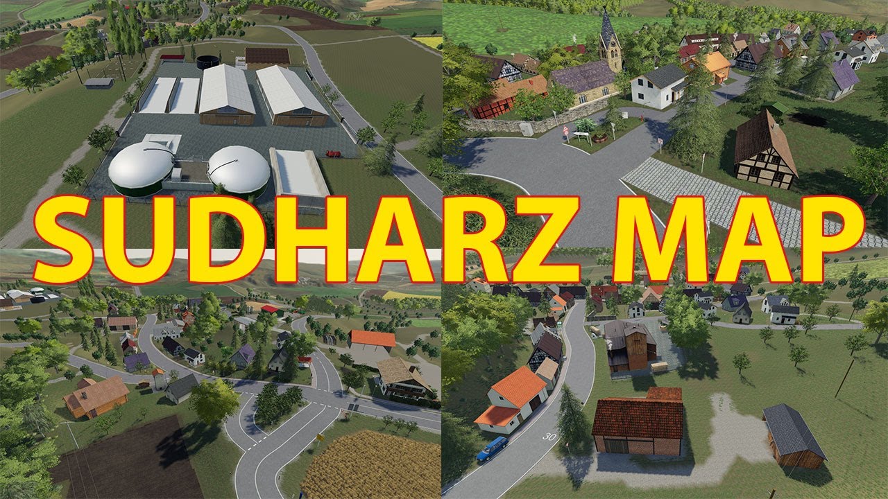 FS19 - Suedharz Map - YouTube