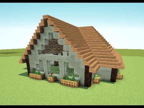 MINECRAFT Jak zrobić ładny domek/How to build a nice house #2 - YouTube