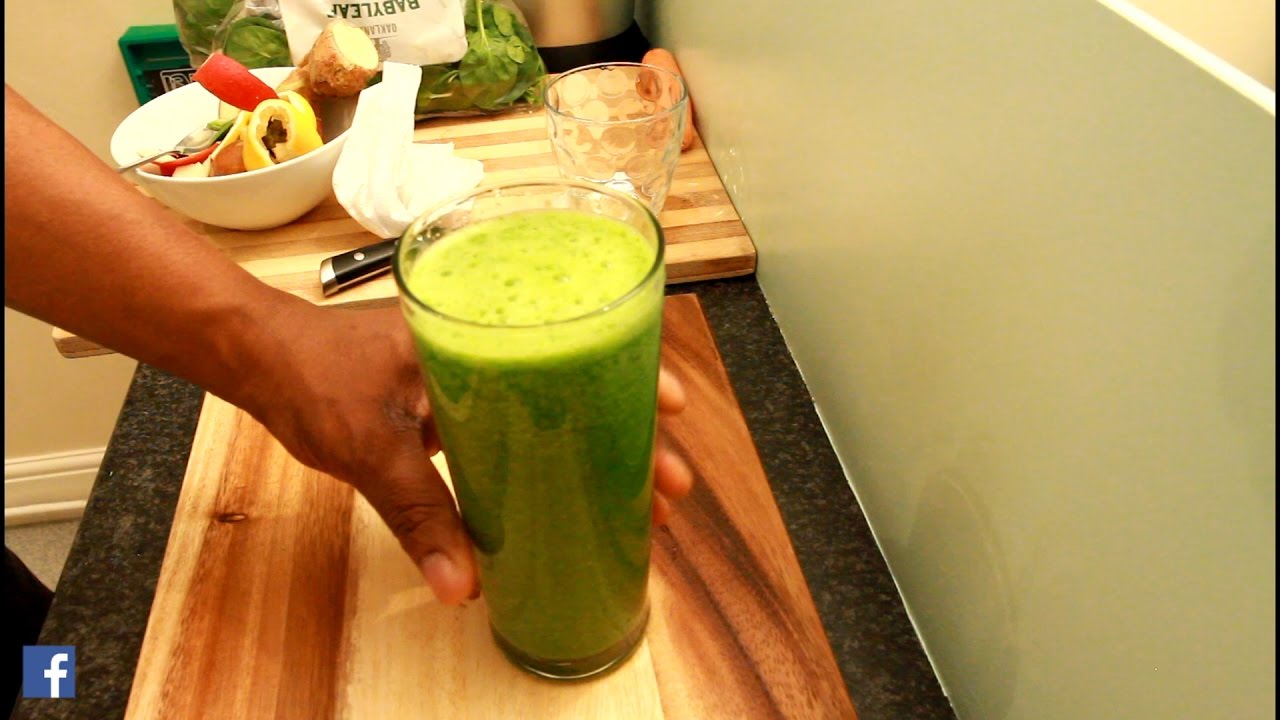 SPINACH DRINK-Chef Ricardo Juice Bar - YouTube