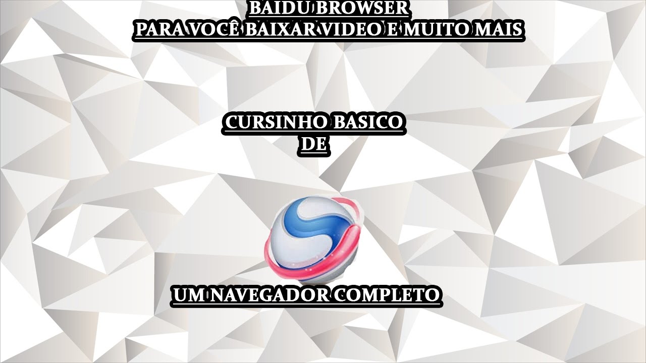 Curso básico de Baidu Browser/Spark Browser -TUTORIAL- - YouTube