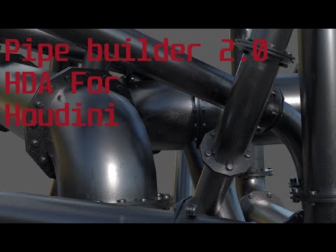 Pipe builder 2.0 HDA for Houdini - YouTube