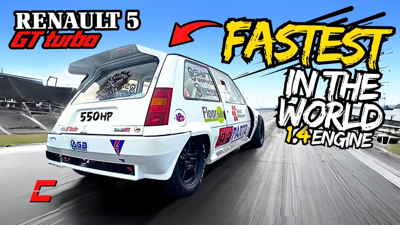 WORLDS FASTEST Renault 5 Turbo! *550HP 1.4 ENGINE* - YouTube