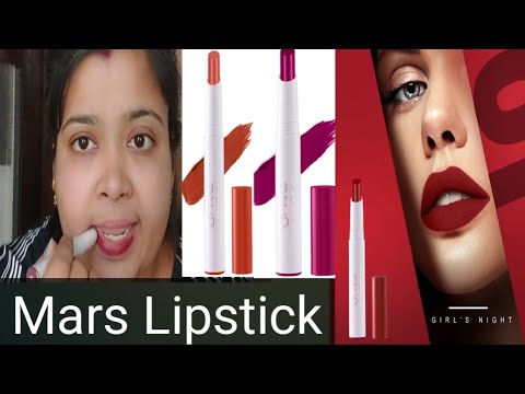 Mars Non Transfer Butter Stick Lip Crayon Lipstick || Mars lipstick ...