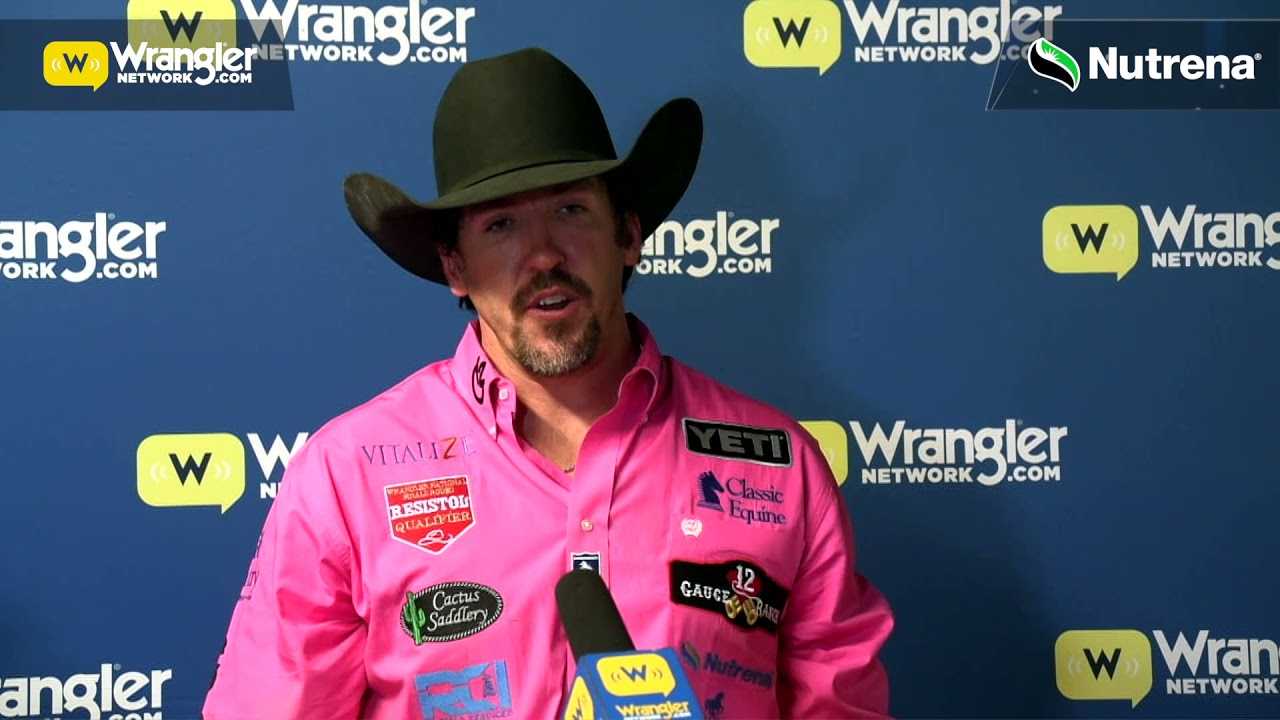 Tyler Pearson Takes Round 5 Steer Wrestling - YouTube