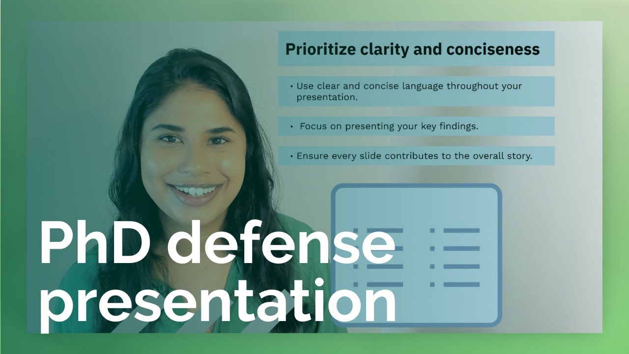 Nail your PhD defense presentation: A guide to content, design, and ...