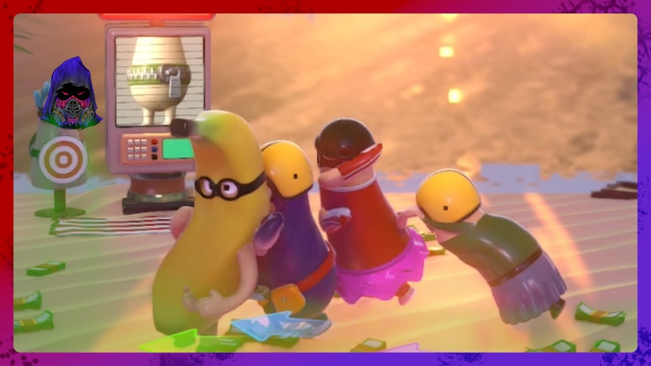 Beating The Crap Out Of My Friends In Rubber Bandits - YouTube