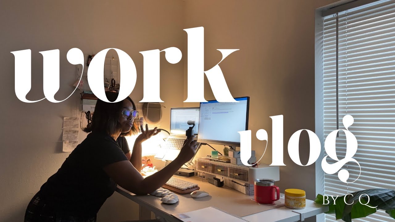 work day in the life | first work from home vlog in 2025 + corporate ...