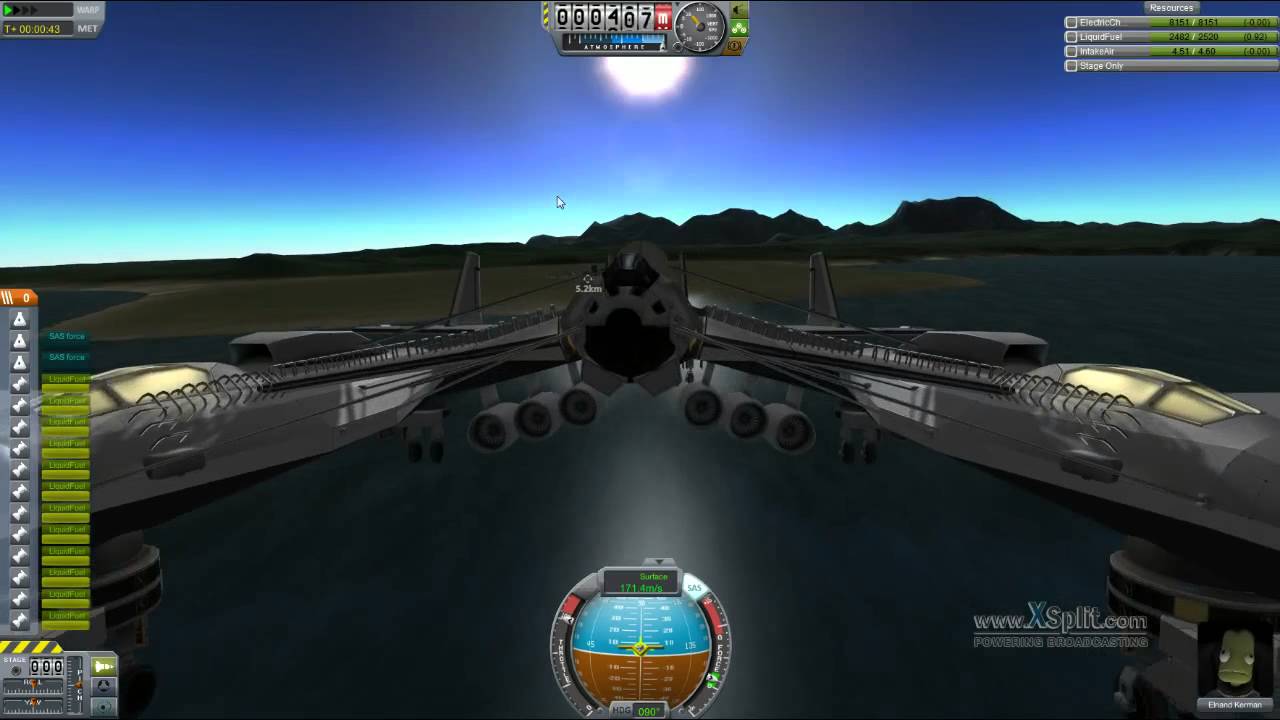 KSP - Kerbal Bomber mk. 1 + 2 testflight - YouTube