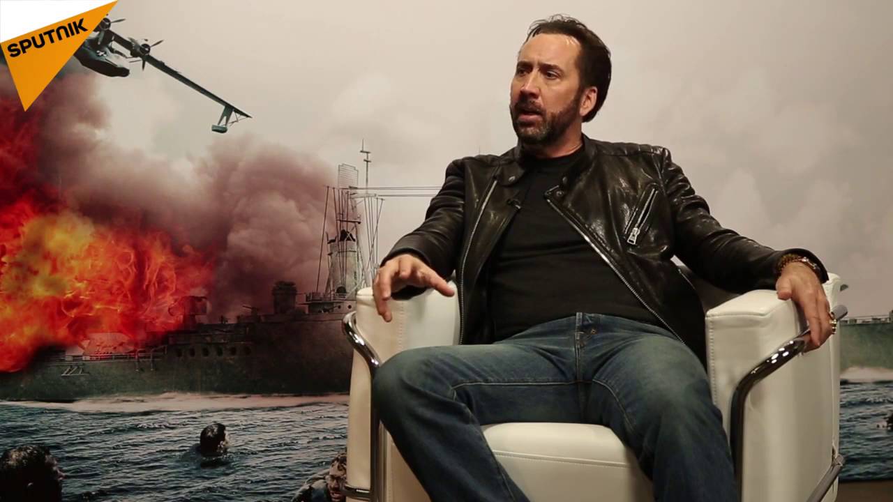 Nicolas Cage Interview for 'USS Indianapolis' in Moscow (2016) - YouTube