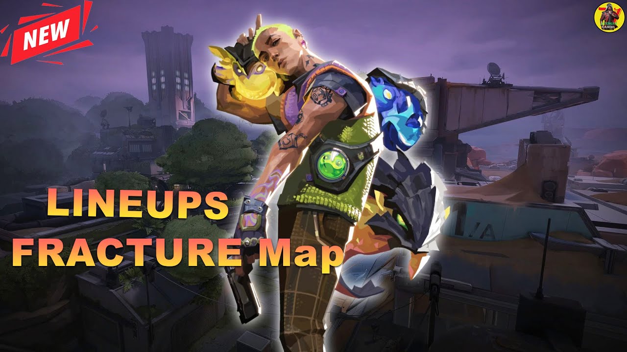 All Gekko lineups for Fracture Map in Valorant | @AvengerGaming71 - YouTube