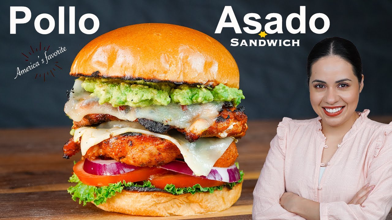How to make an irresistible POLLO ASADO Sandwich | Grilled chicken ...