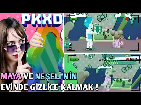 PK XD MAYA VE NEŞELİ'NİN EVİNDE GİZLİCE KALIP KORKUTTUM🤫 SONU KÖTÜ BİTTİ😨 | ÖZGÜŞ TV
