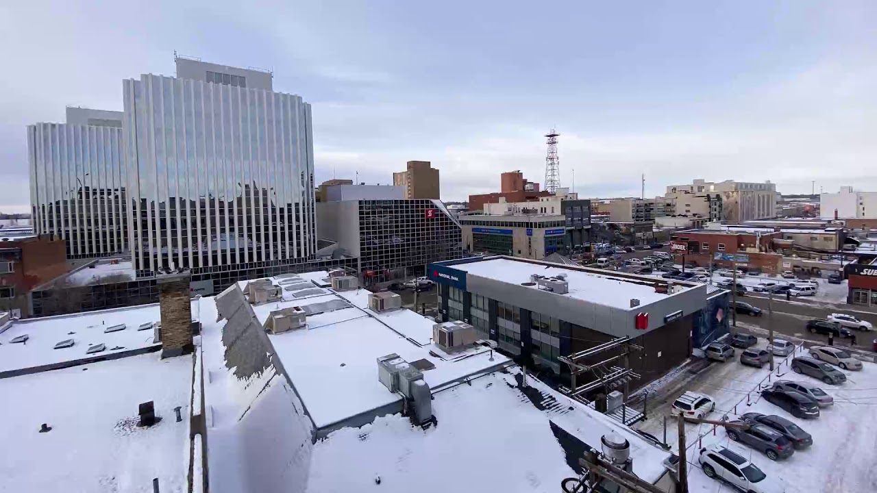 Downtown Saskatoon City Soundscape on Dec 2nd, 2019 - YouTube