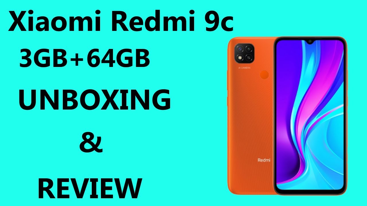 Xiaomi Redmi 9c 3GB+64GB Unboxing and Review - YouTube
