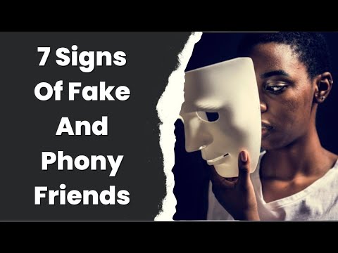 7 Signs of Fake and Phony Friends - YouTube