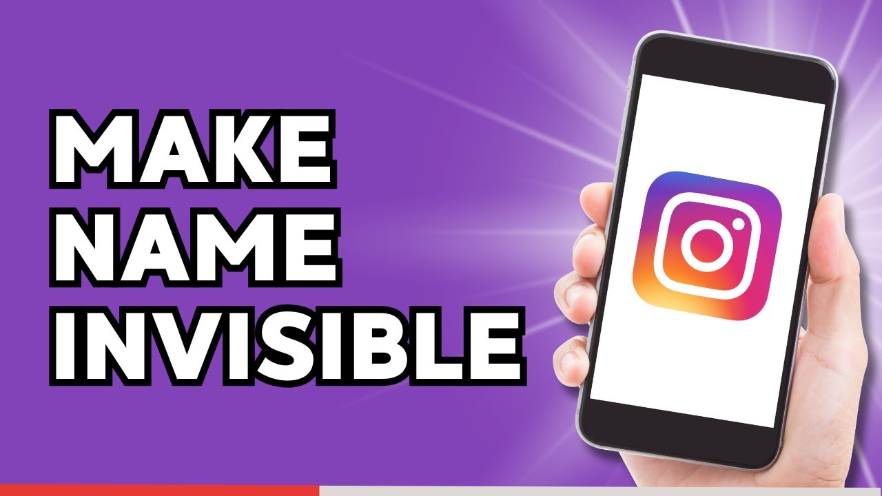 How to Make Name Invisible on Instagram - YouTube