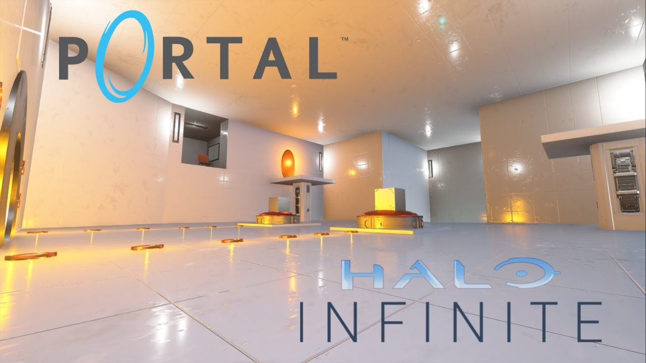 I made Portal 2 in Halo Infinite Forge: Part 2 - YouTube