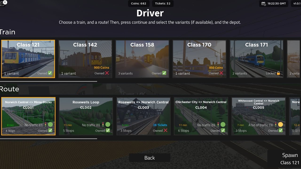 Driving From Norwich Central To Mirna Docks (CL001) In The Class 121 ...