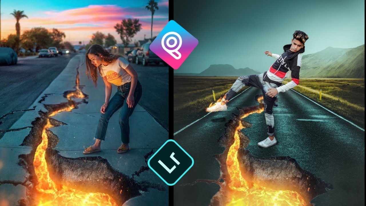 Picsart Volcano Concept Photo Editing | picsart + Lightroom Editing ...