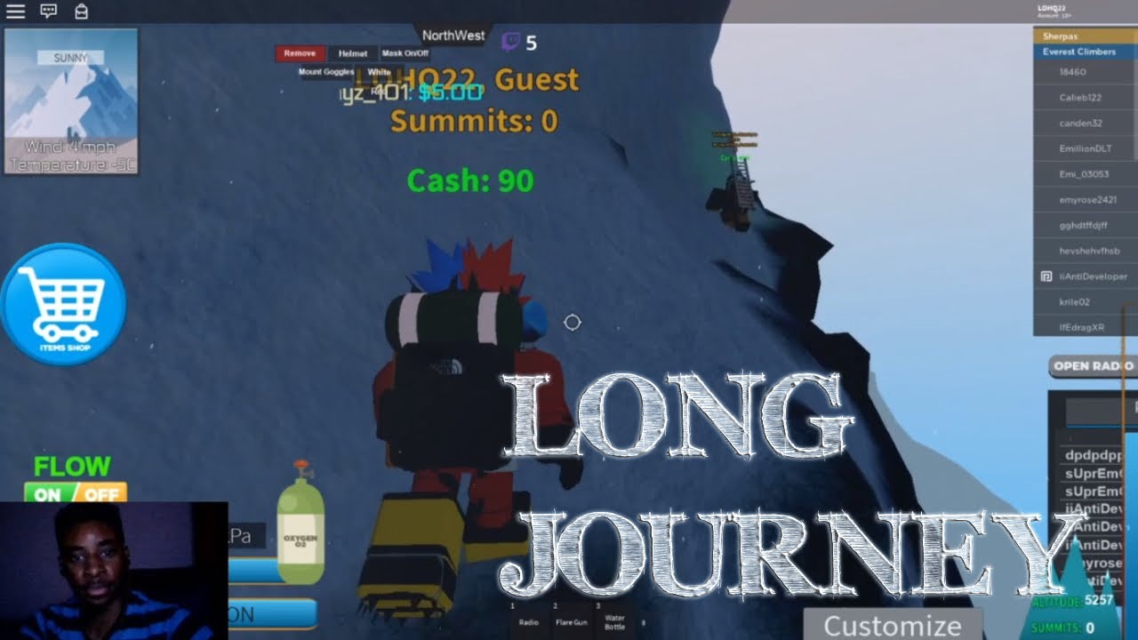 [ROBLOX CLIMBING MOUNT EVERAST] LONG TRIPS, GREAT DESTINATIONS - YouTube