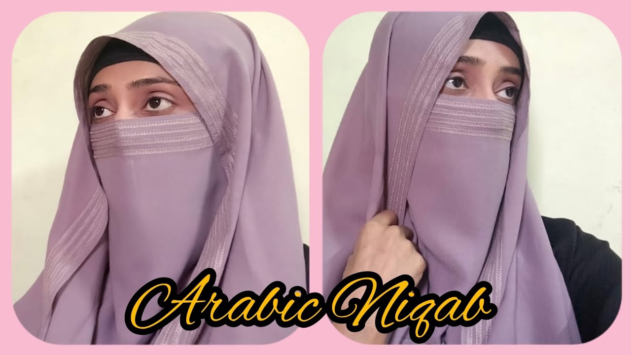 Arabic Style Niqab Tutorial || Easy Everyday Niqab #niqab #tutorial ...