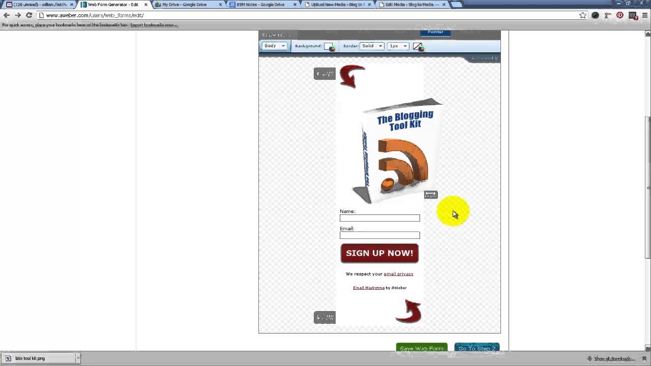 Aweber Form - How to create an email sign up form for your website ...